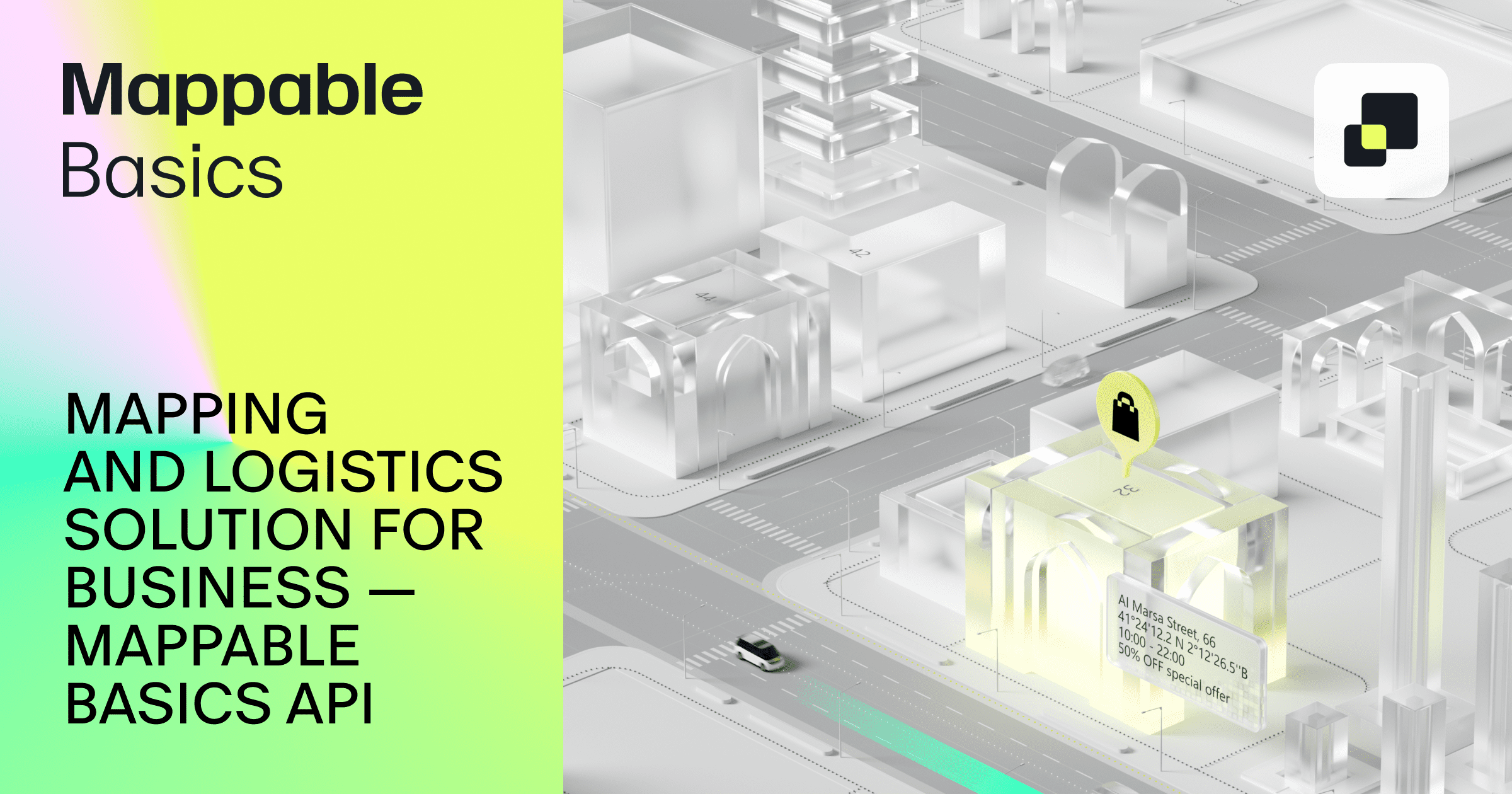 Mapping and logistics solution for business — Mappable Basics API